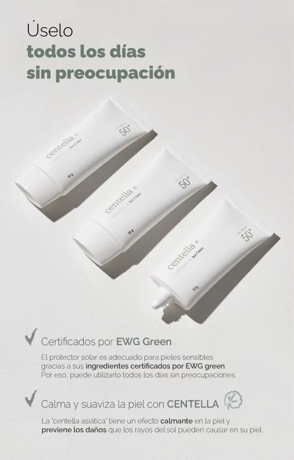 Mixsoon Crema solar Centella SPF50 /PA - Seoul Skin